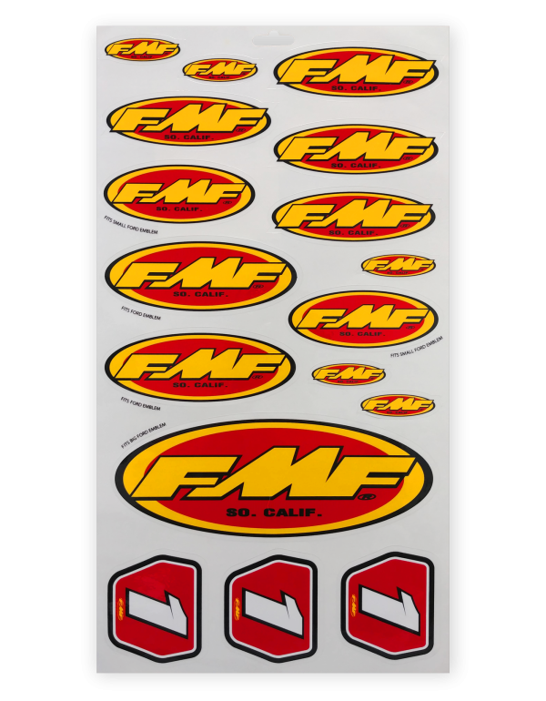 Planche de stickers FMF