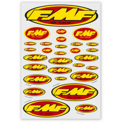 Planche de stickers FMF 33cmx50cm